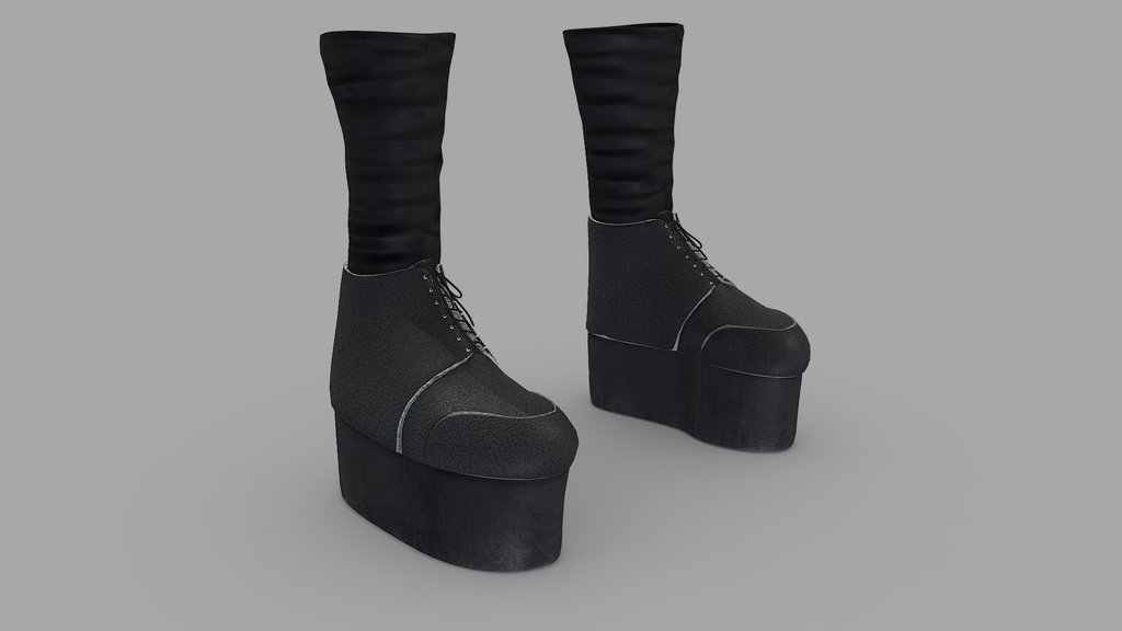 服装_鞋子 - A 3D model collection by CG阿弥 (@seasidemai) - Sketchfab