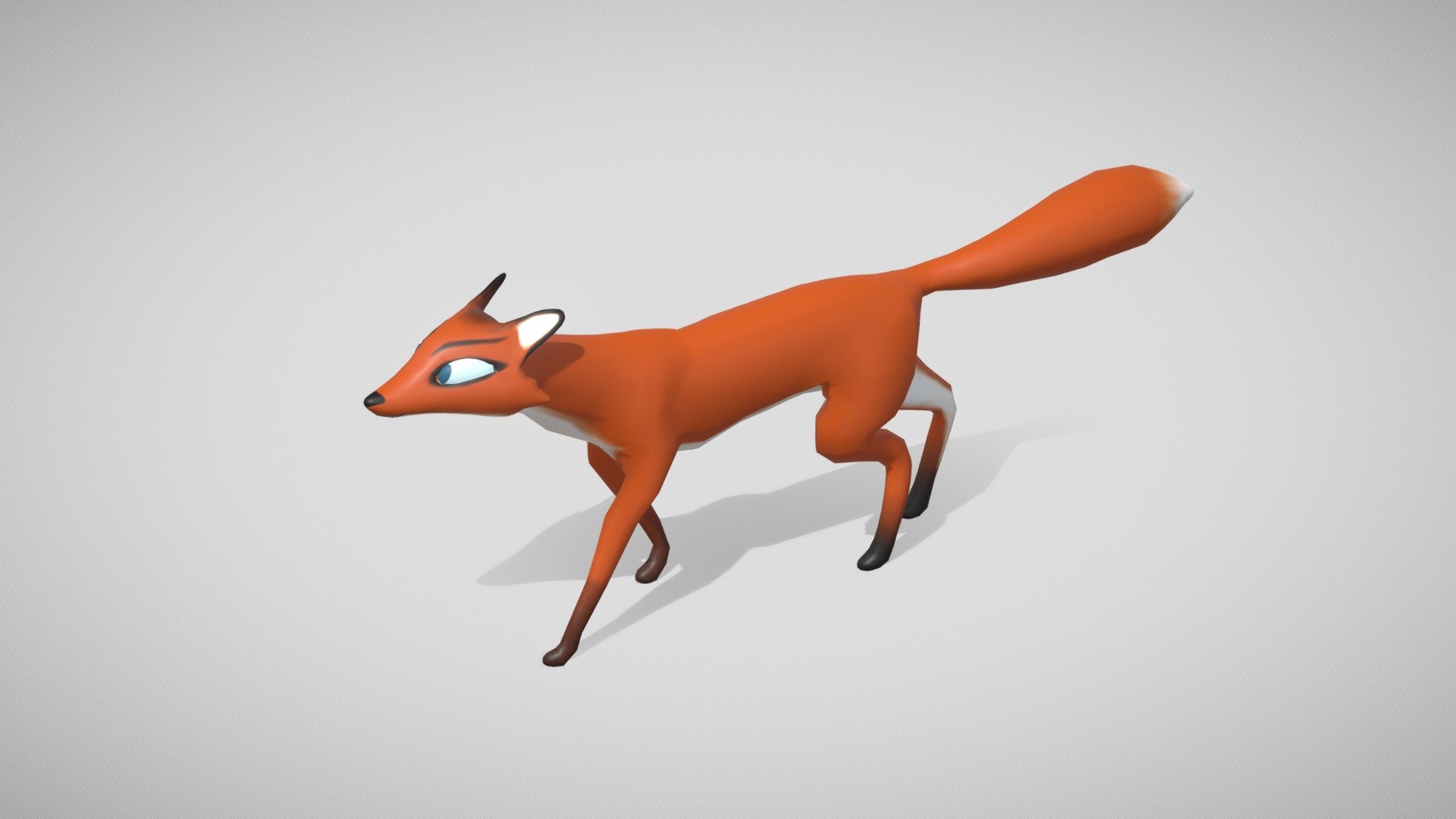 RedFox_07 - Buy Royalty Free 3D model by NatalieV [61cfd5e] - Sketchfab ...