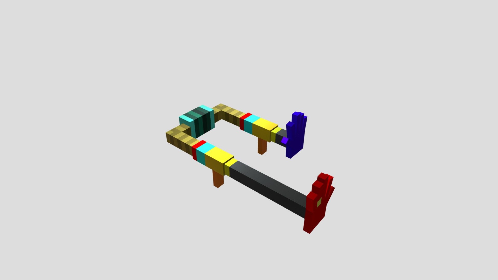 Grabpack for block bench - Download Free 3D model by blockbench modeler ...