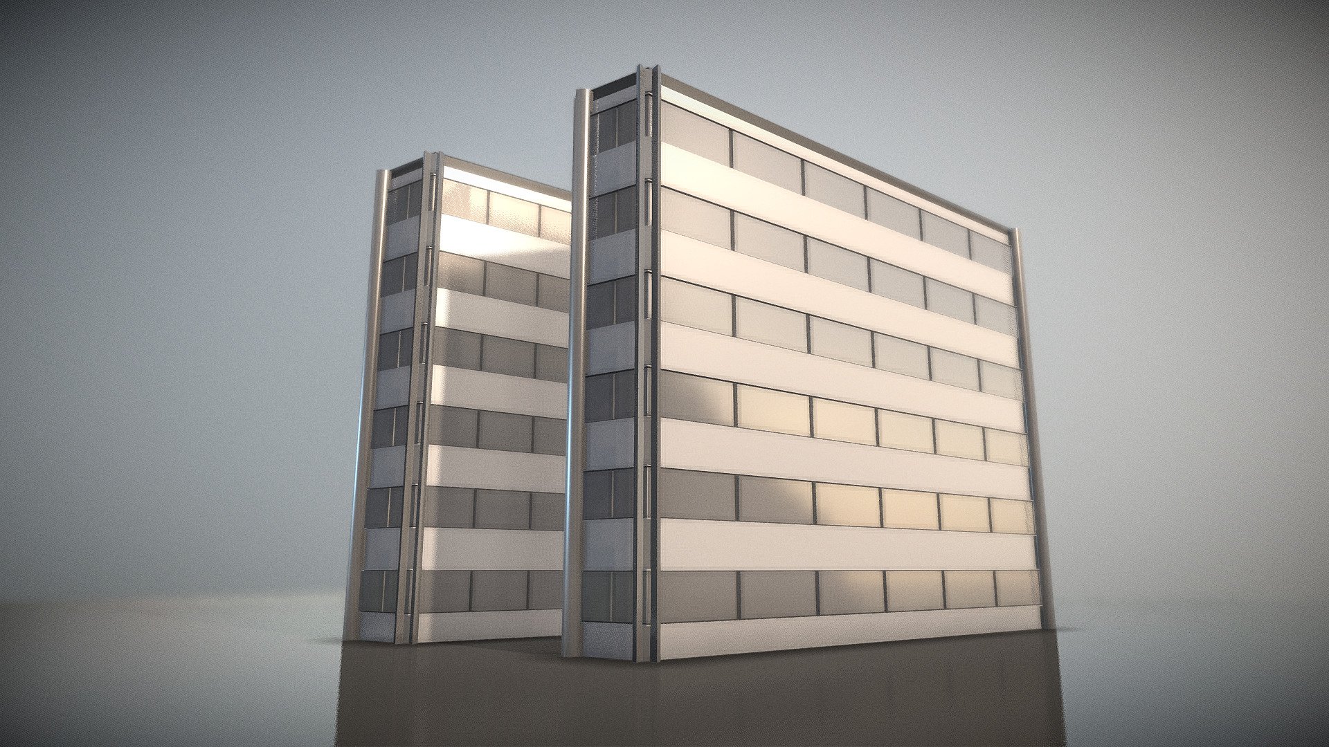 City Building Design W-1 - Buy Royalty Free 3D model by VIS-All-3D ...