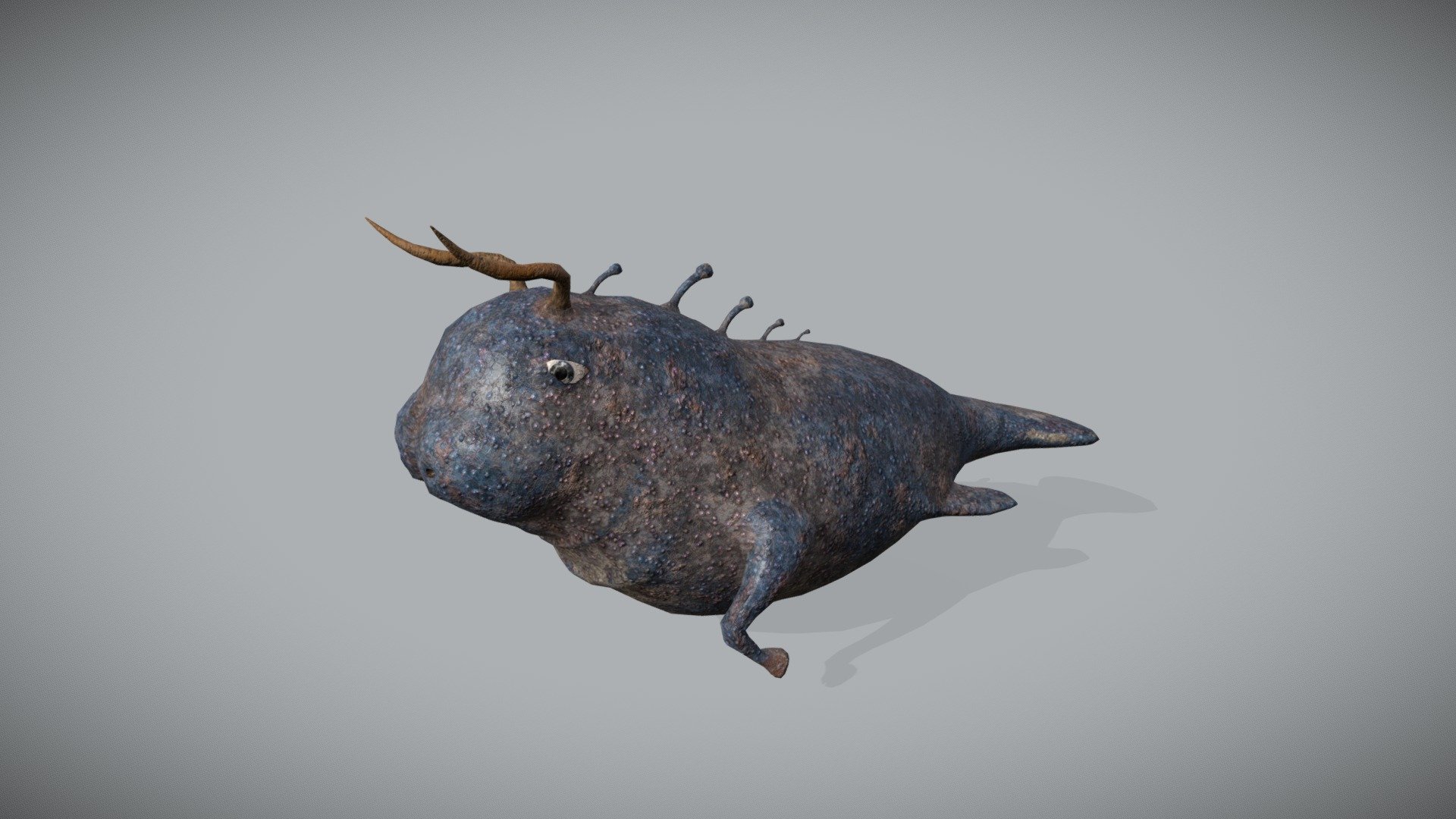 Alien Sea Cow - 3D model by bpcrews [61d2c07] - Sketchfab