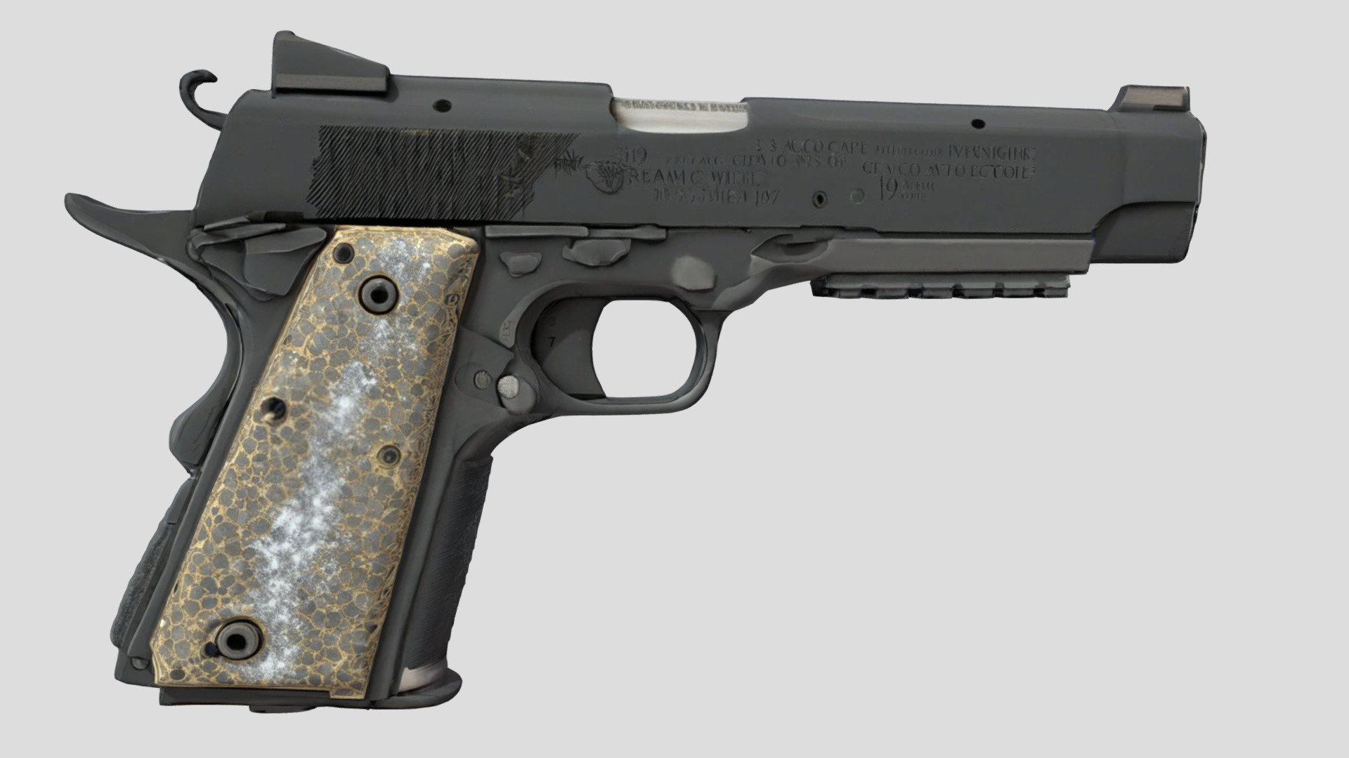 Cabot Big Bang 1911 - gun - Download Free 3D model by Brian Trepanier ...