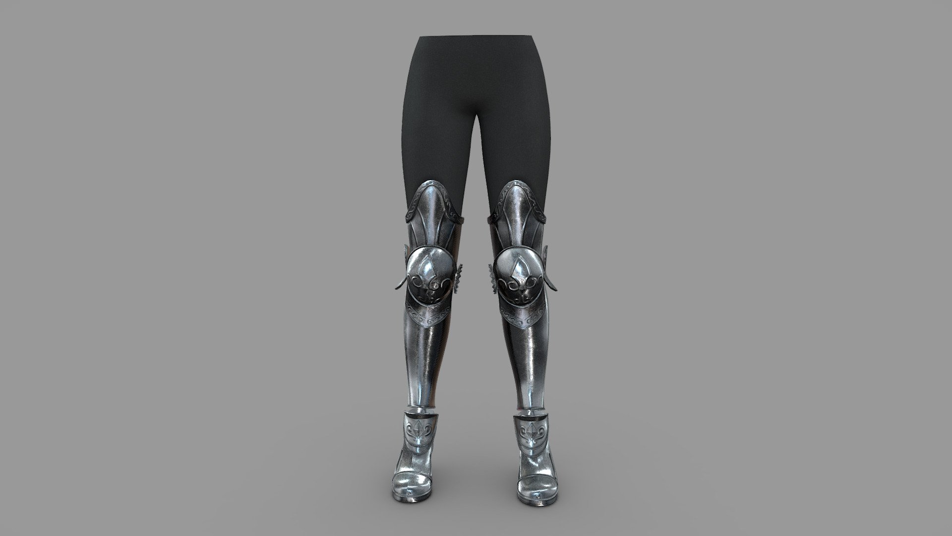 Female High Heels Fantasy Armour Pants - Buy Royalty Free 3D model by ...