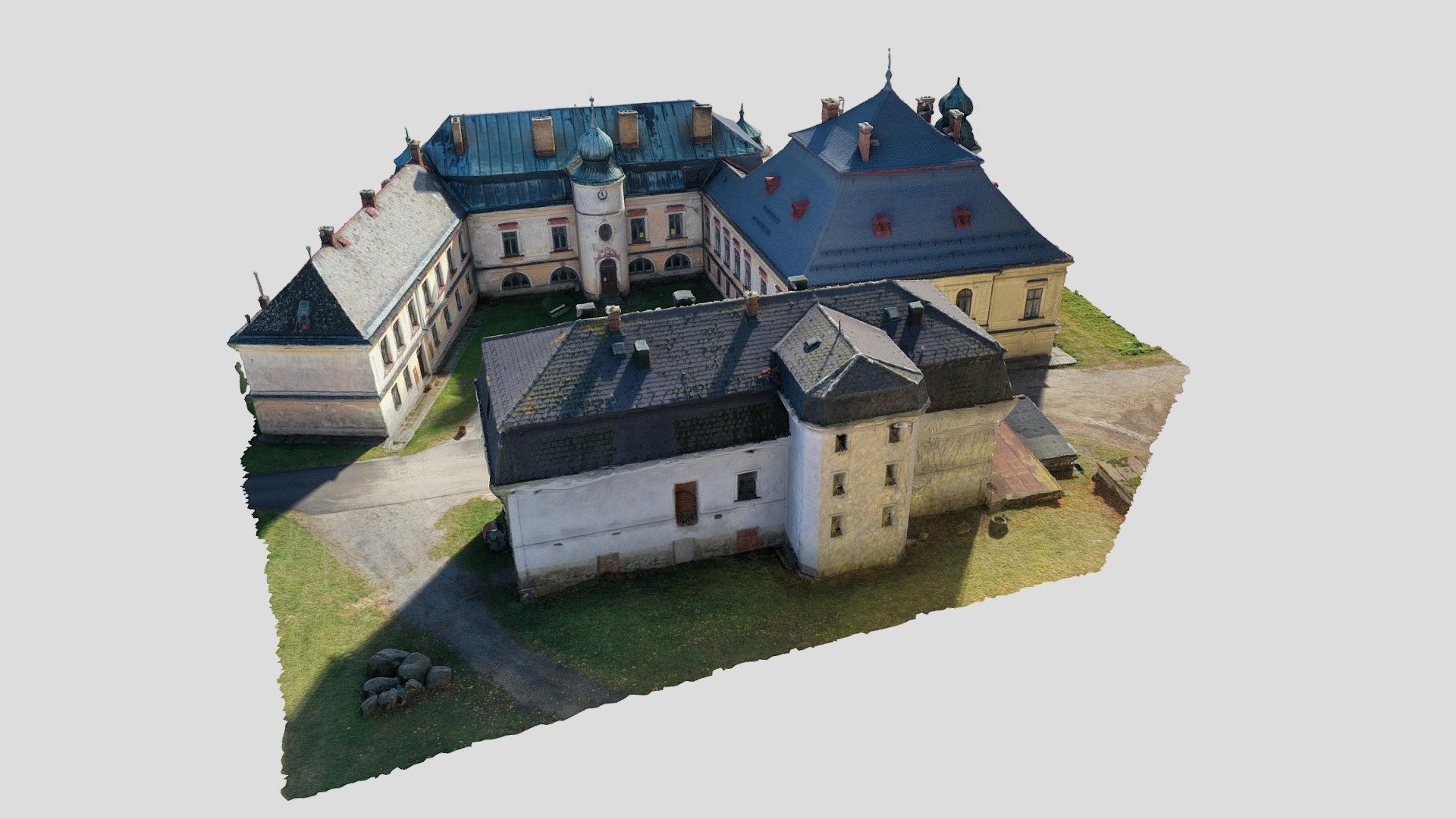 Zámek Větrný Jeníkov - 3D model by Pavel Koníř (@prace-dronem.cz ...