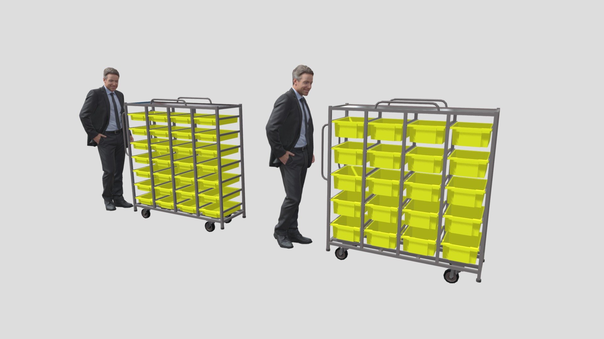 AW - GXO9533 Zara Paul Thompson Gratnell Trolley - 3D model by 3D-VIEW ...
