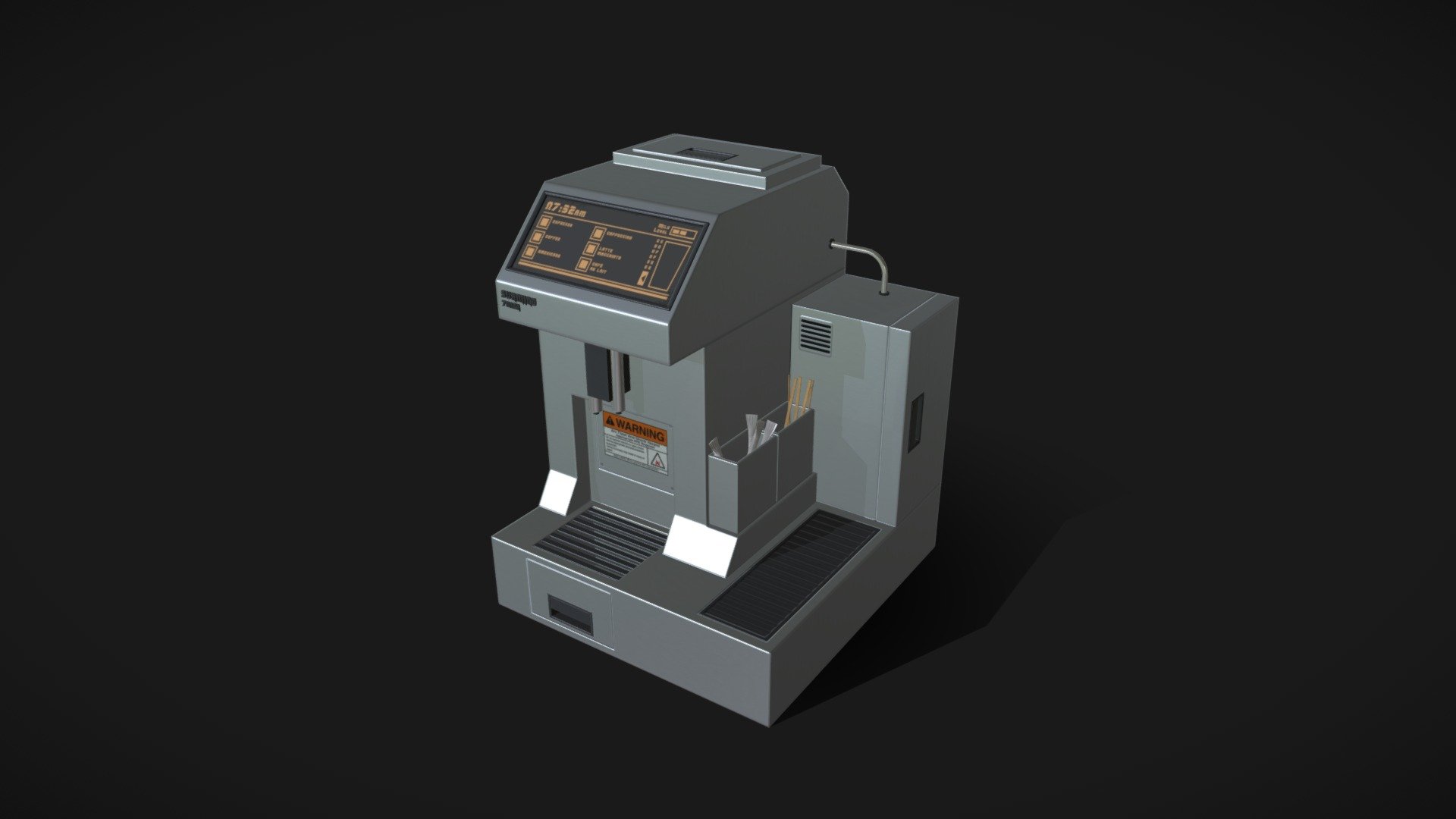 Coffee Machine - 3D model by szalankiewiczk [61d689c] - Sketchfab