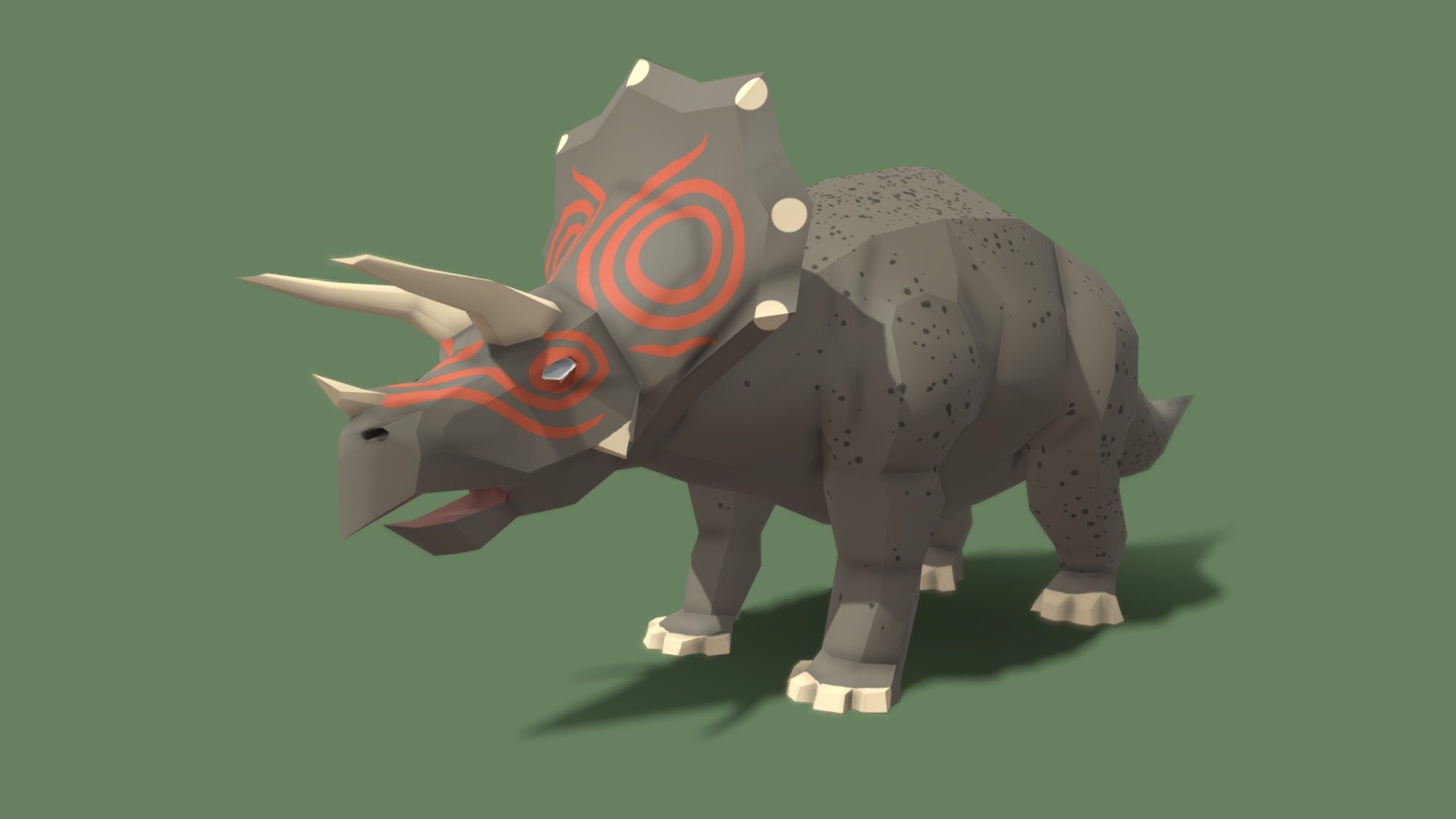Triceratops - 3D model by IRONJSH [61d70df] - Sketchfab