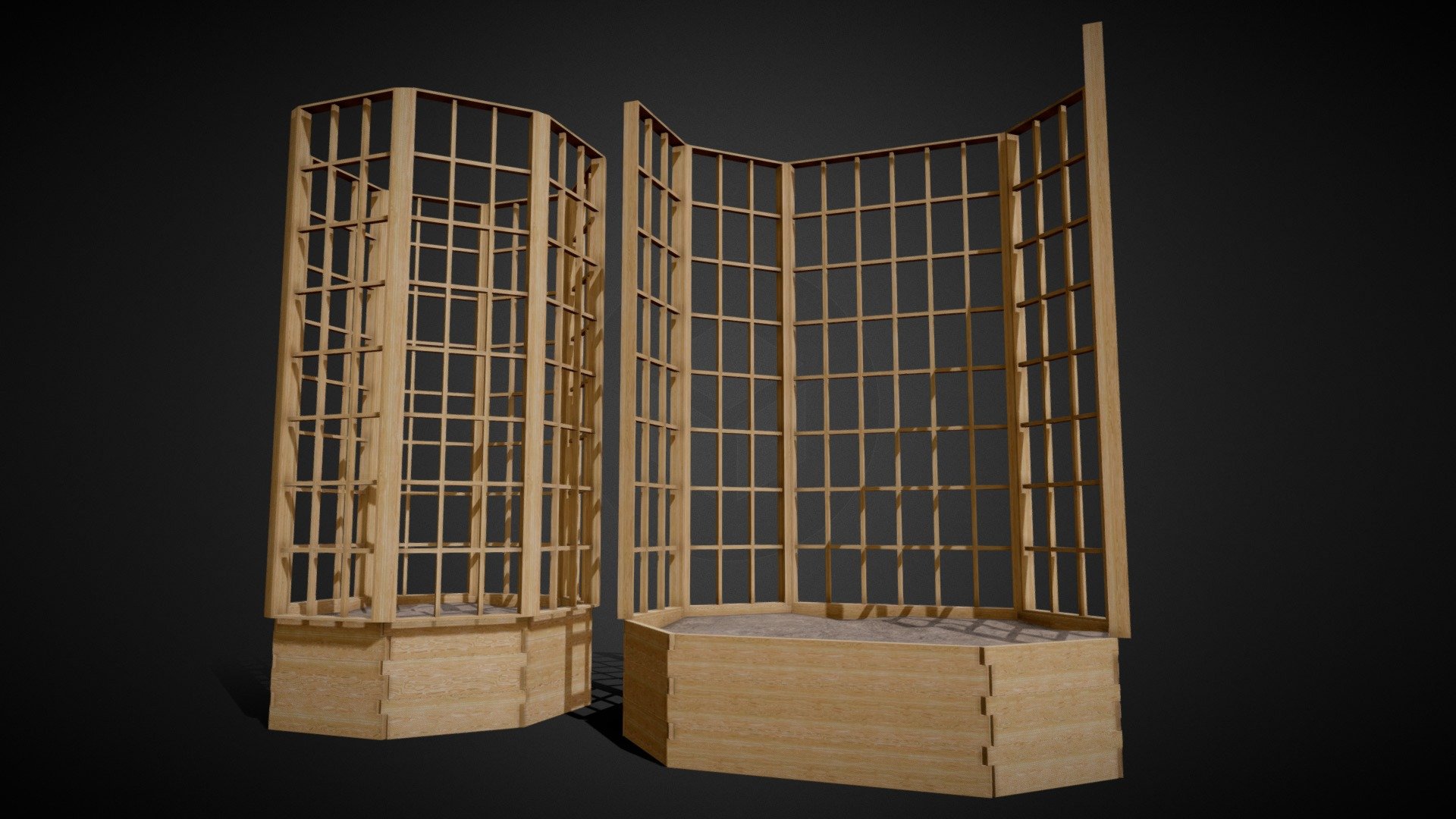 Trellises B - Buy Royalty Free 3D model by BumpkinCZ [61da595 ...