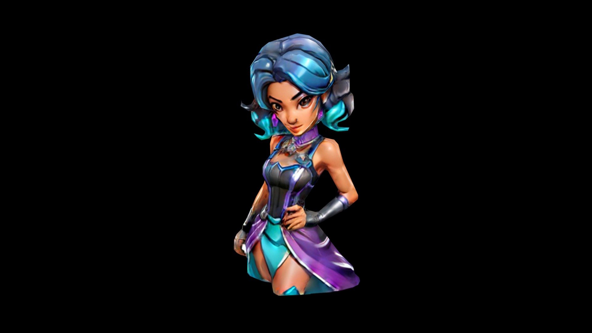 The animated character in the image is an attrac - Download Free 3D ...