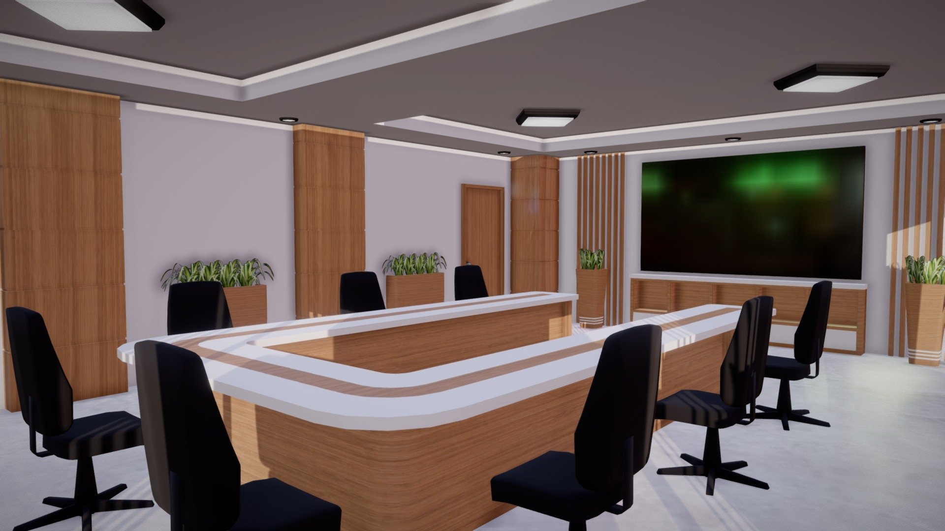 Meeting Room - 3D model by pcy78 [61db676] - Sketchfab