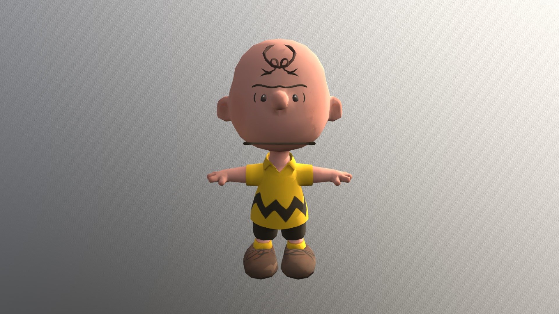 Charlie brown - Download Free 3D model by badanon1 [61db8ff] - Sketchfab