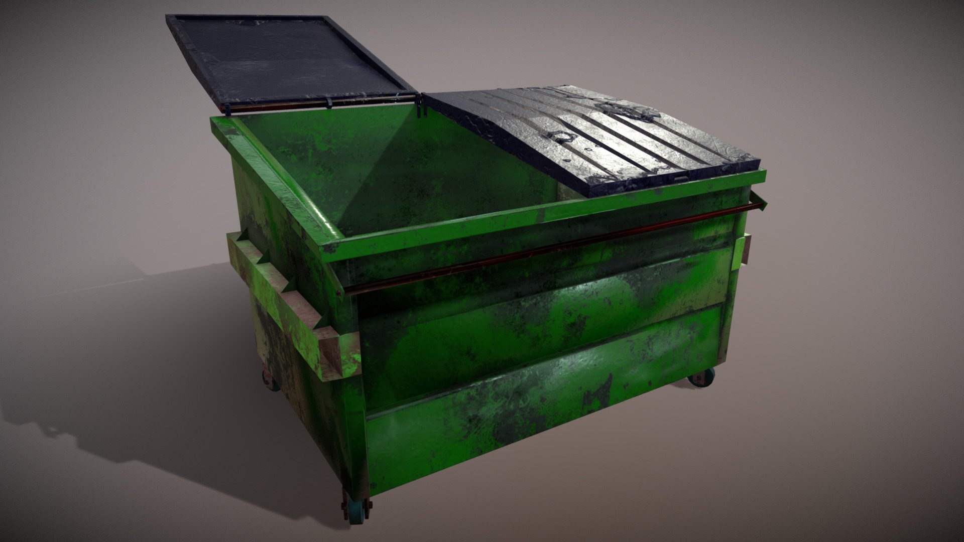 Garbage Container - Download Free 3D model by Bavelab [61dc4da] - Sketchfab