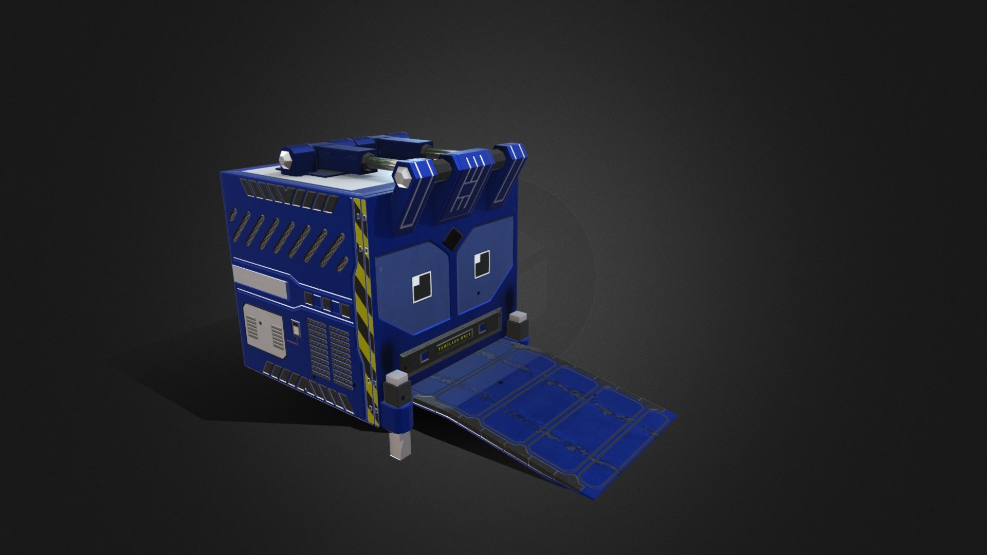 Square Portal - 3D model by Chrismartinartist [61ddfd5] - Sketchfab