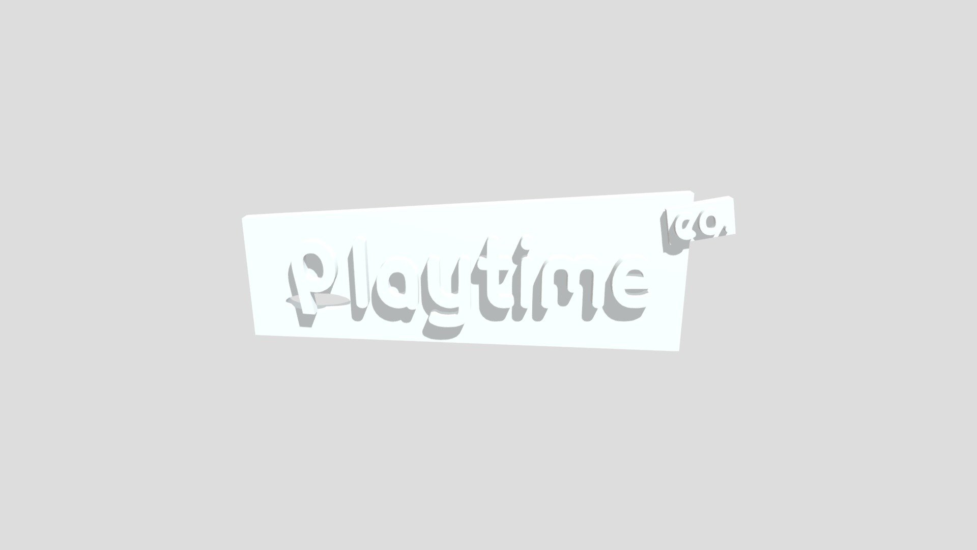 poppy-playtime-playtime-co-logo-sign - 3D model by jodyjbradley ...