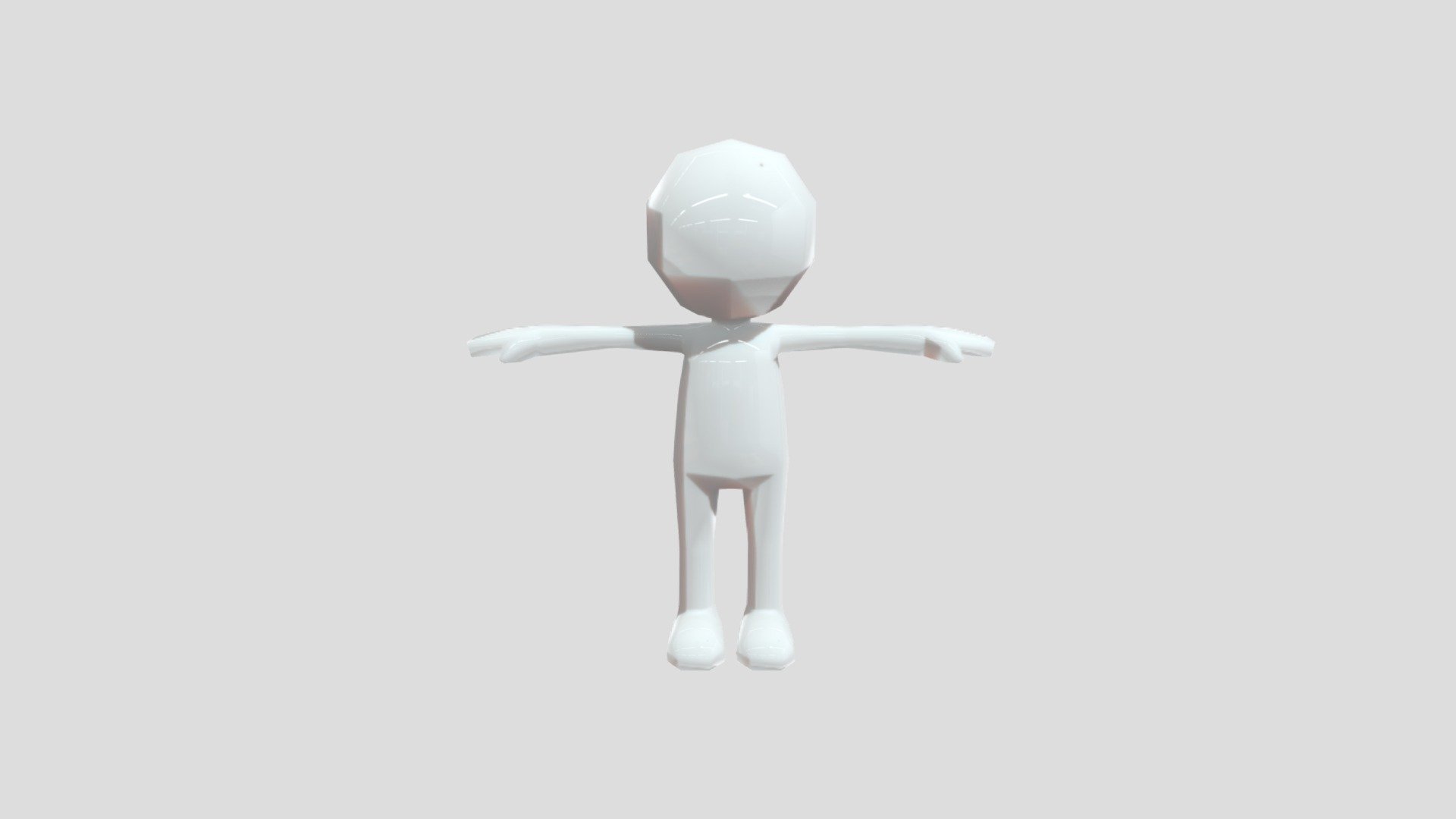 Stickman_low_poly - 3D model by themaster1234 [61e0c63] - Sketchfab