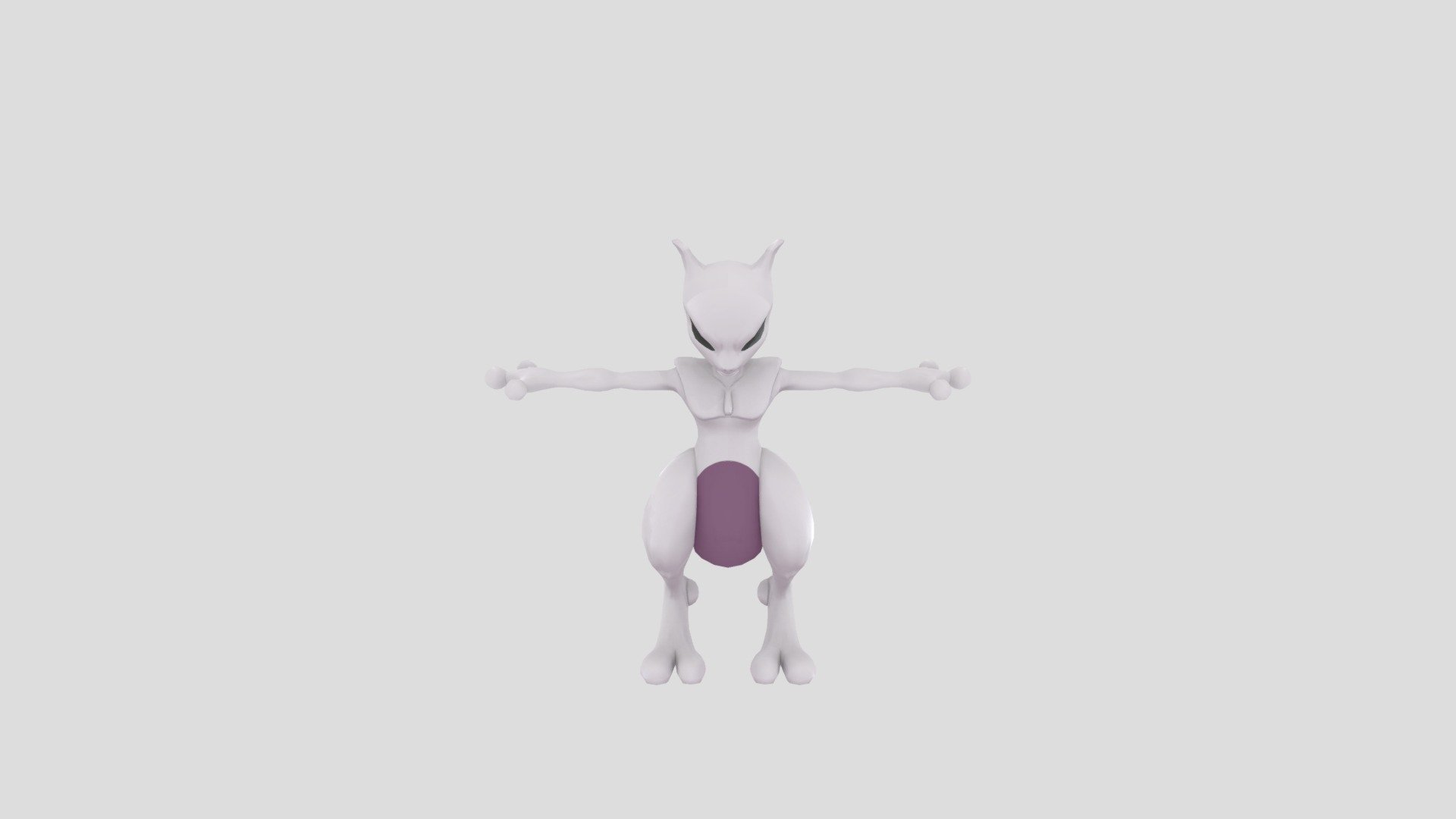 Mewtwo - Download Free 3D model by striderminecraft101010 [61e1118 ...