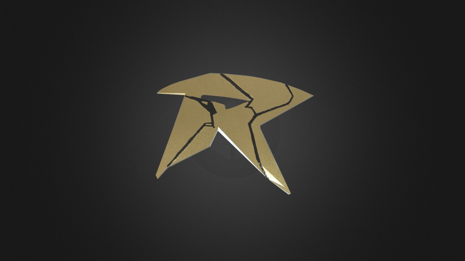 Titan's Robin R Emblem - 3D model by daytona-beach [61e1c32] - Sketchfab