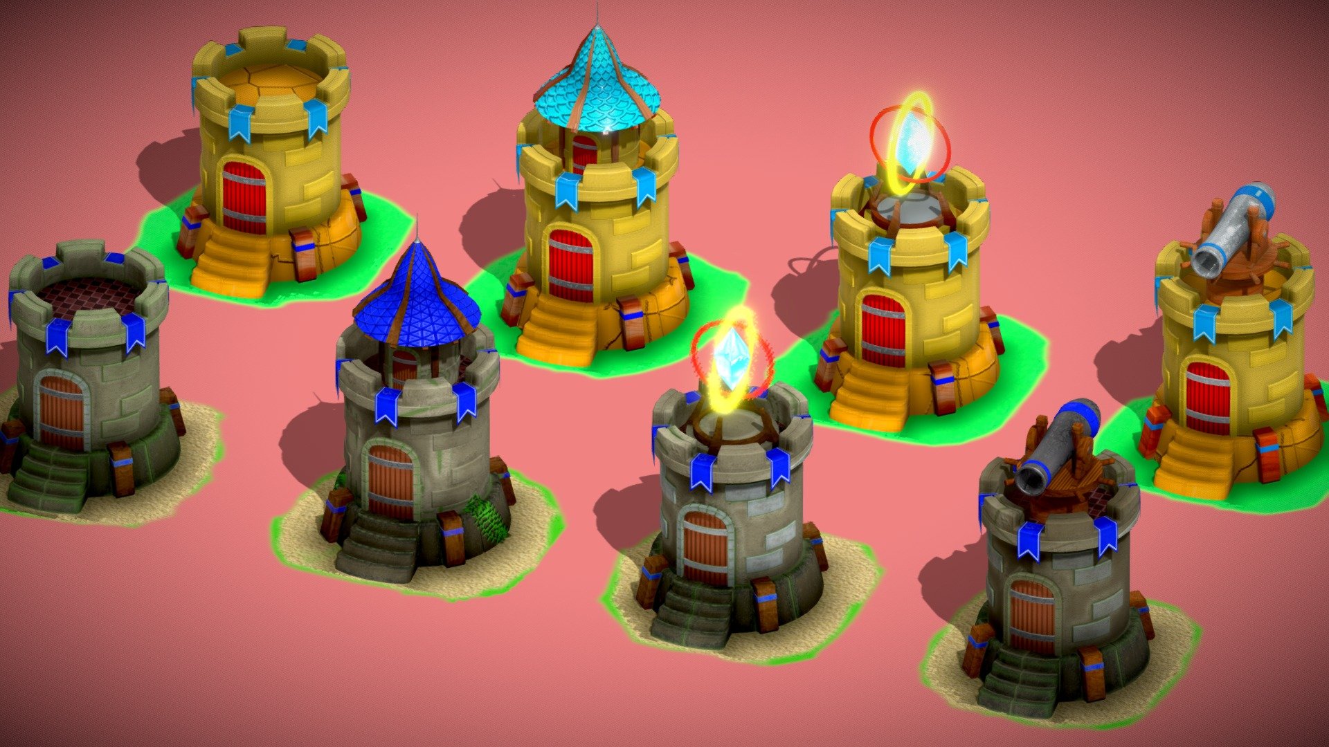 Tower Asset - 3D model by d_Bonzo [61e3366] - Sketchfab