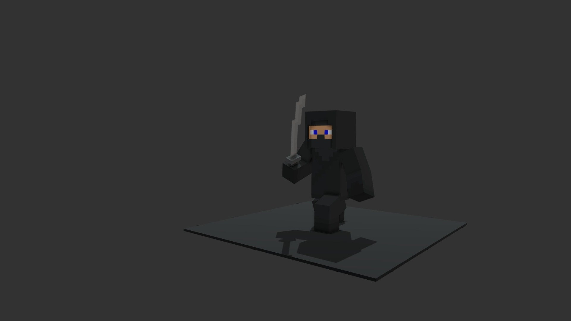 Looping Minecraft Ninja - 3D model by Caleb (@Cleb_3D) [61e387d ...
