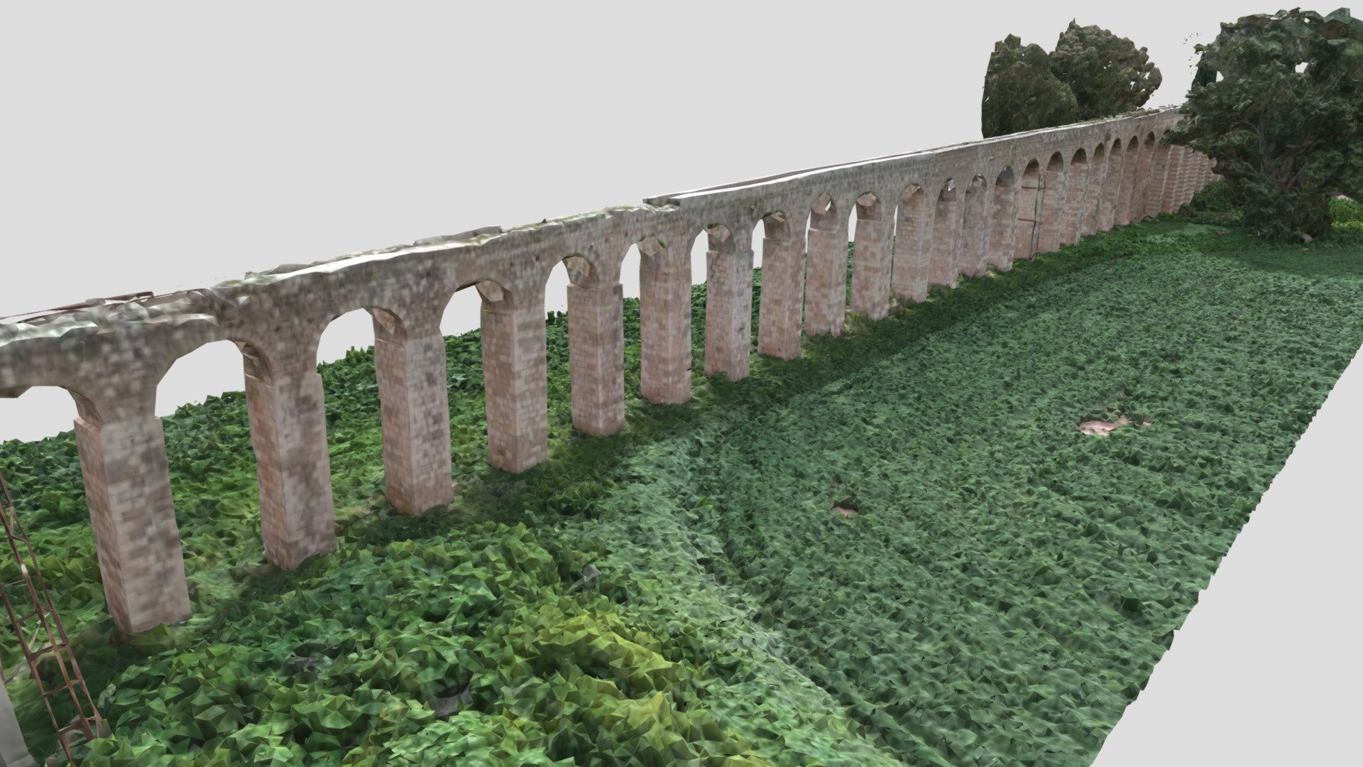 Arce Ottoman Aqueduct - 3D model by Yakov.Shmidov [61e549a] - Sketchfab