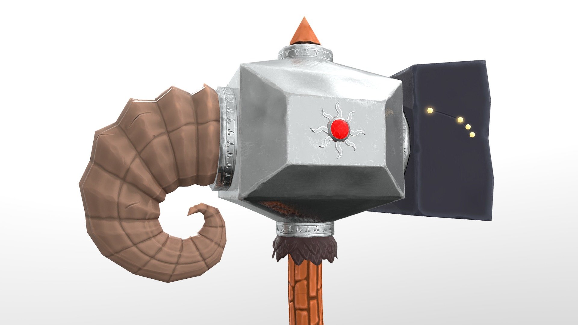 Armas do Zodíaco - Martelo de Áries - 3D model by Fabioparpaioli ...