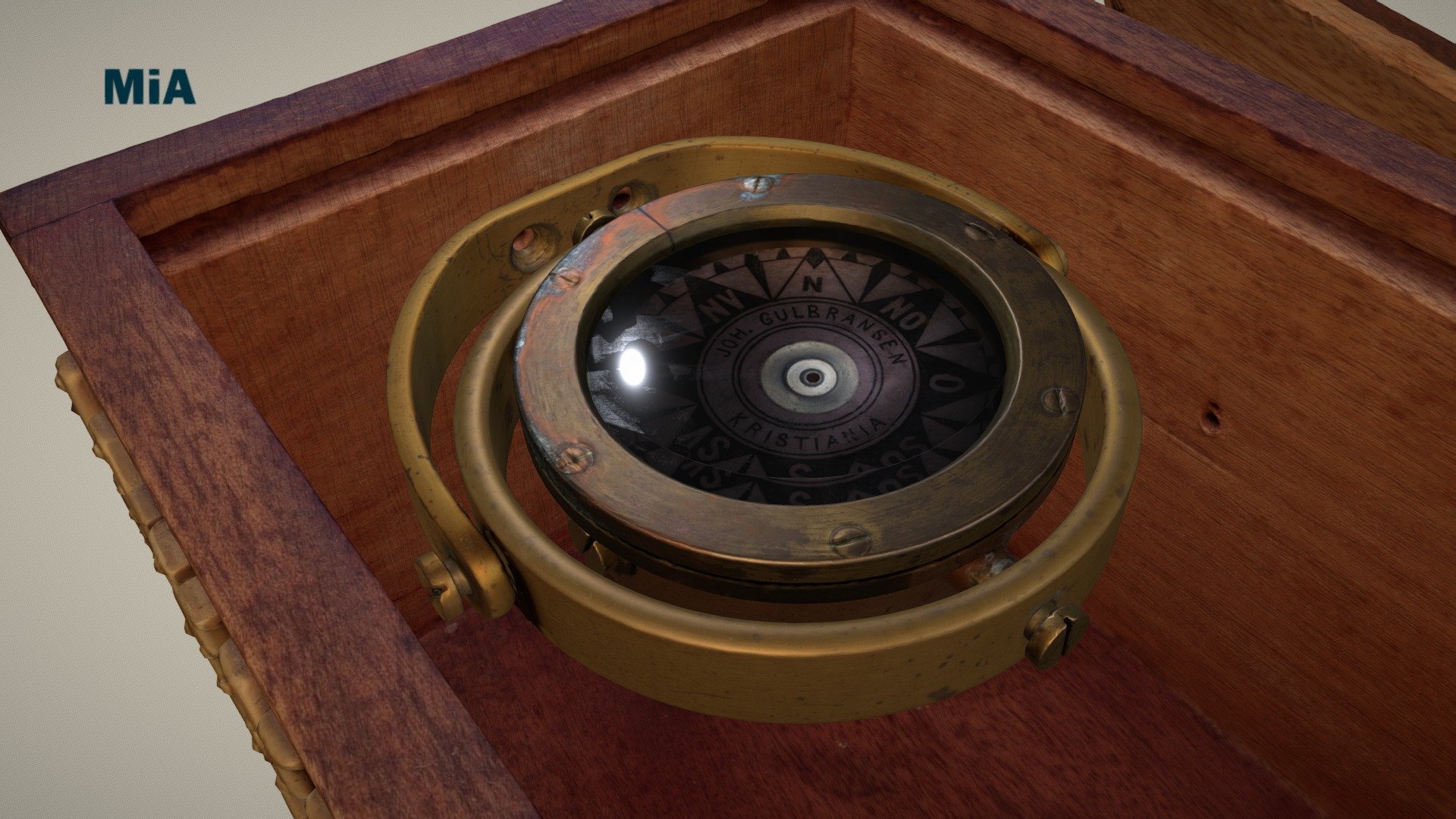 Sydpolkompasset / South Pole compass - 3D model by Roald Amundsen's ...