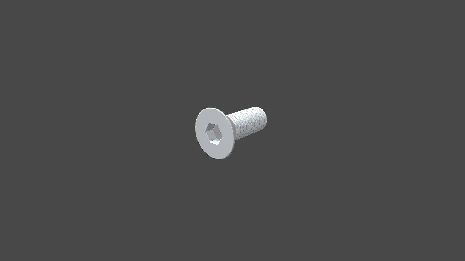 【SCV 平頭內六角螺絲】Flat Head Socket Cap Screw - 3D model by 明銳機械股份有限公司 (@MING ...
