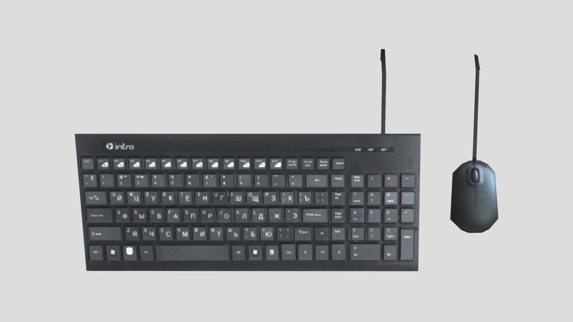 Keyboard and mouse - Download Free 3D model by SalHirut [61e9460 ...