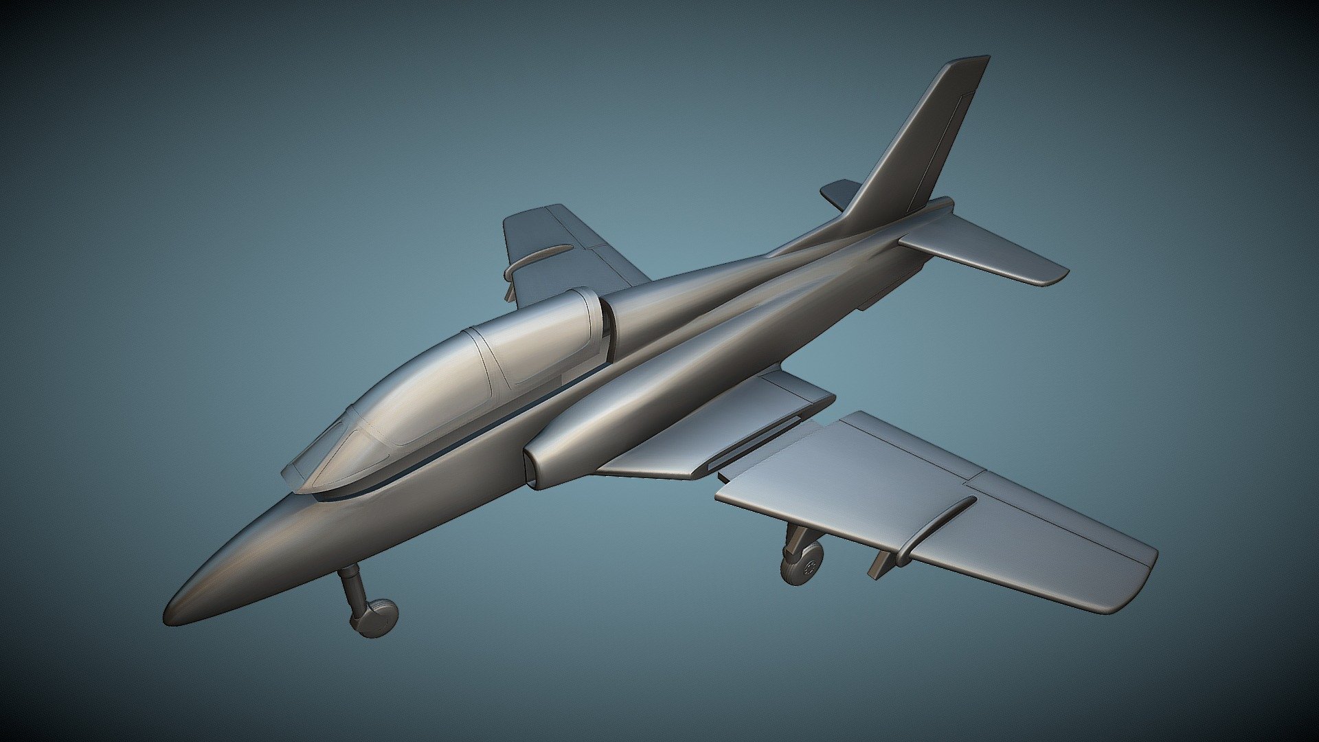 Soko G-4 Super Galeb - 3D Printable Model - Buy Royalty Free 3D model ...