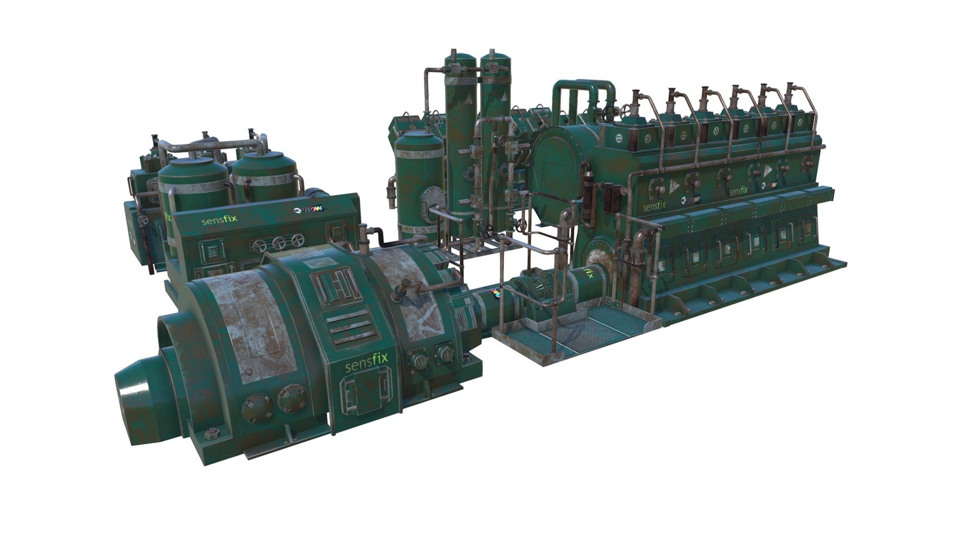 Engine Room - 3D model by WoWExp Technologies (@wowexptech) [61eaa38 ...