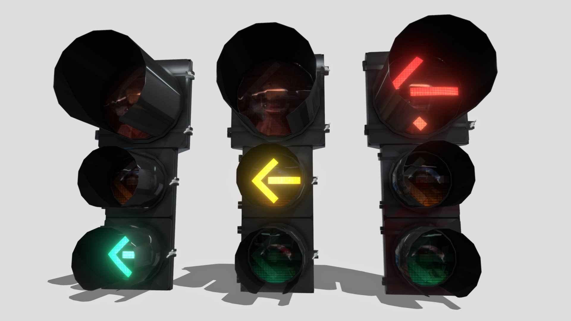12-8-8" Leotek Left Turn Signals - 3D model by Signalrenders [61eab03 ...
