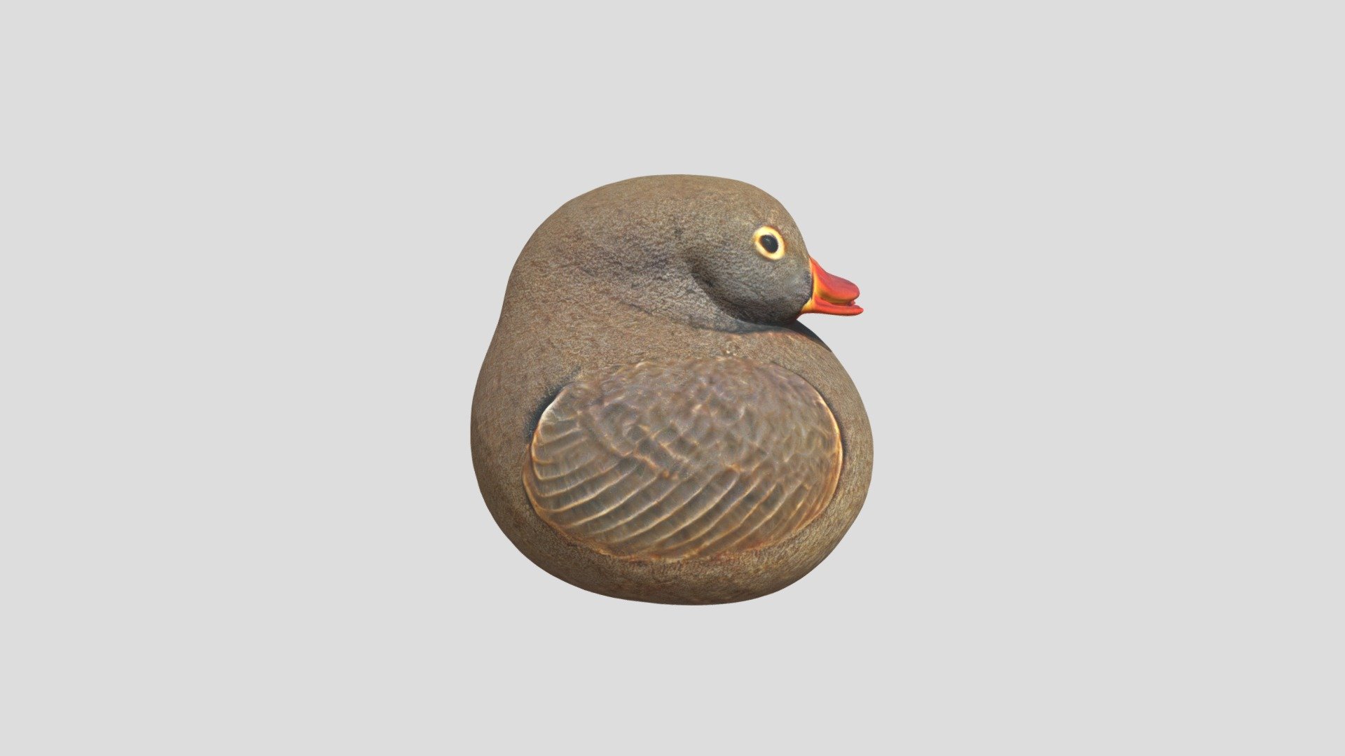 Round Duck - Download Free 3D model by CuiZi (@CuiZiheng001) [61eadee ...