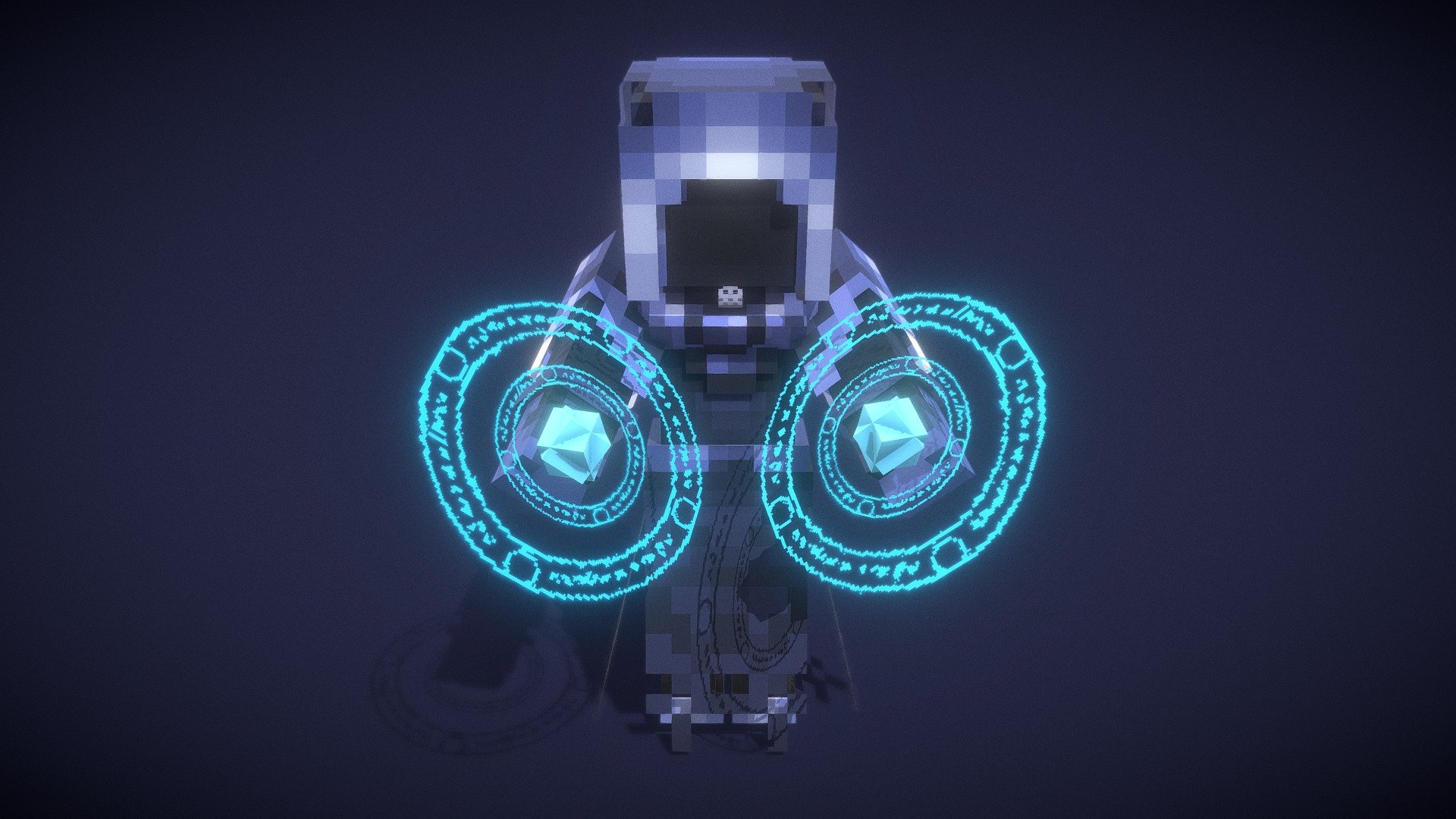 Necromancer NPC Minecraft - 3D model by Yubichu [61edfe1] - Sketchfab