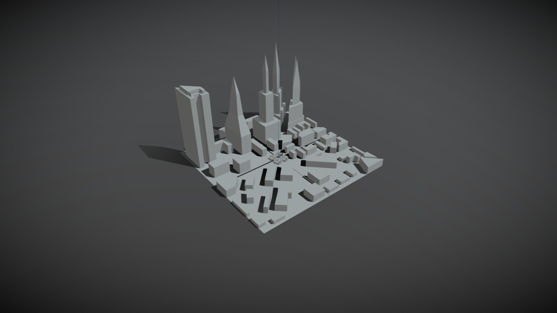 Cyber City - Download Free 3D model by ASWWD1321 [61ee92e] - Sketchfab