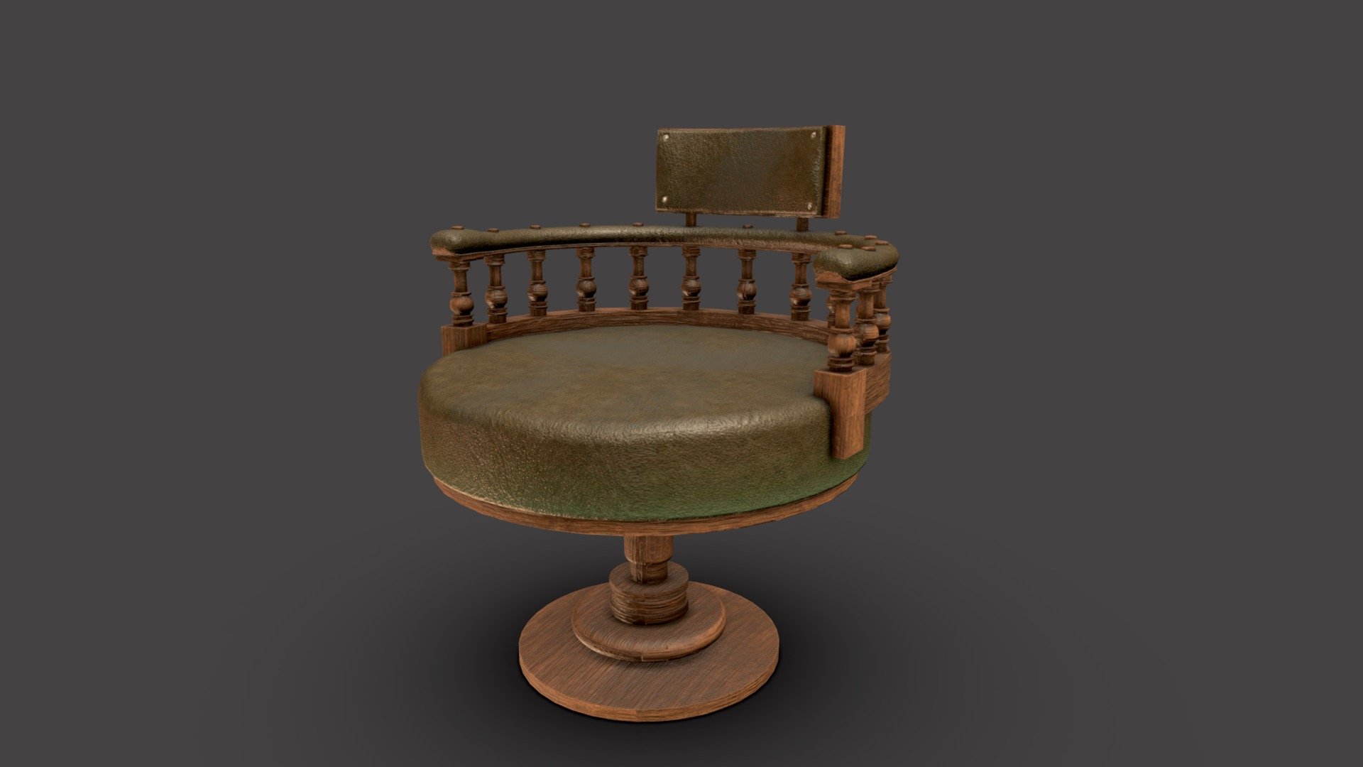 old chair | game ready - Download Free 3D model by Myjato [61eea3b ...