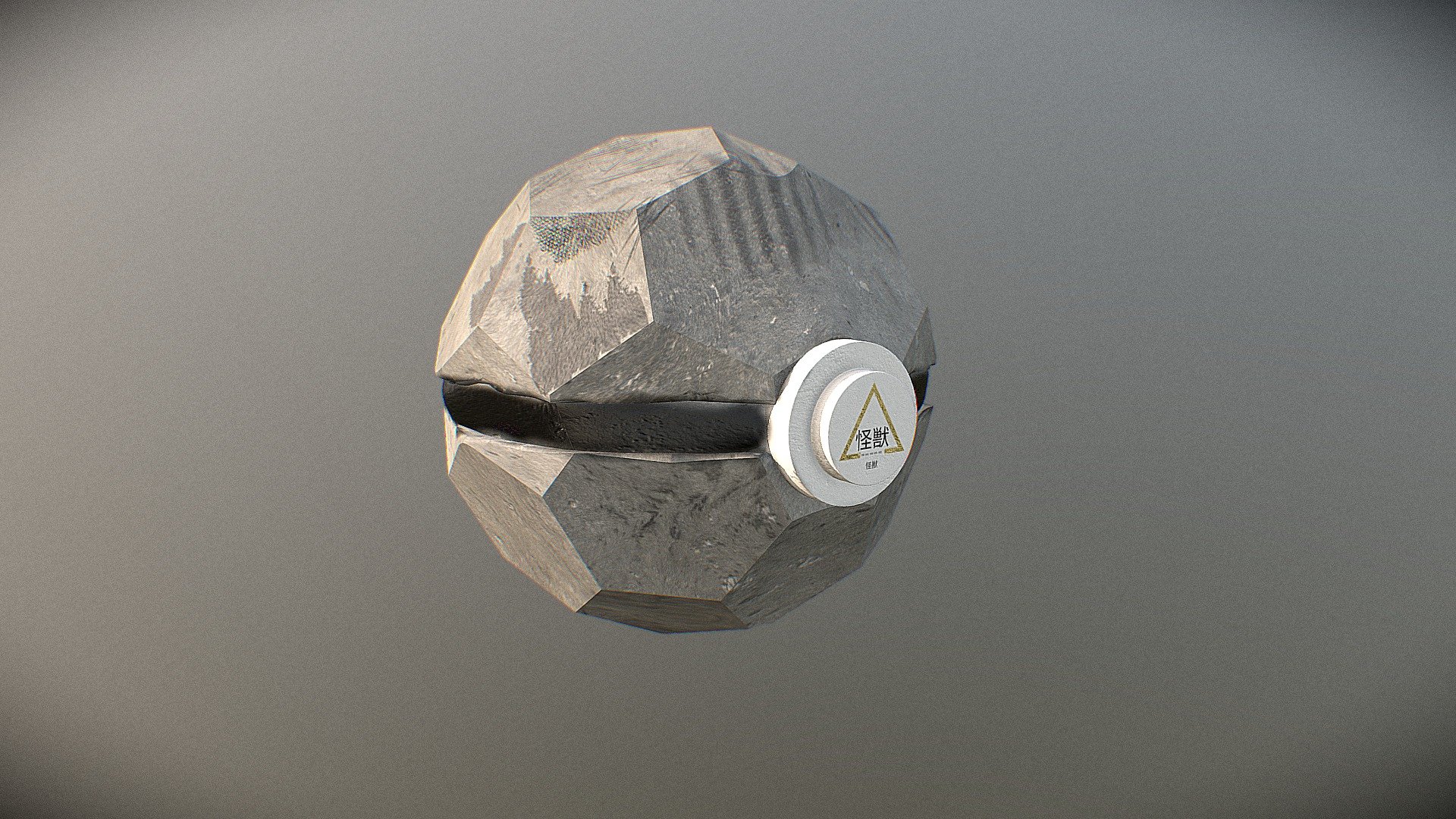 Rock Pokeball - 3D model by Dag (@Dag_b) [61ef551] - Sketchfab