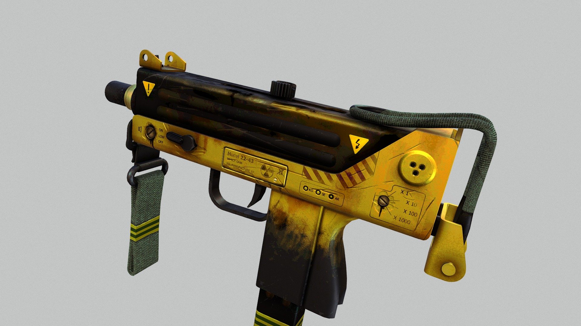 Mac-10 - 3D model by kosear [61f0995] - Sketchfab