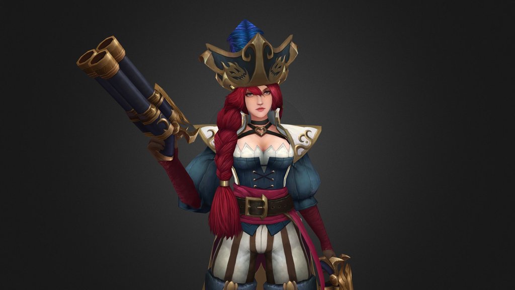 Miss Fortune League Of Legends - A 3D model collection by Suta - Sketchfab