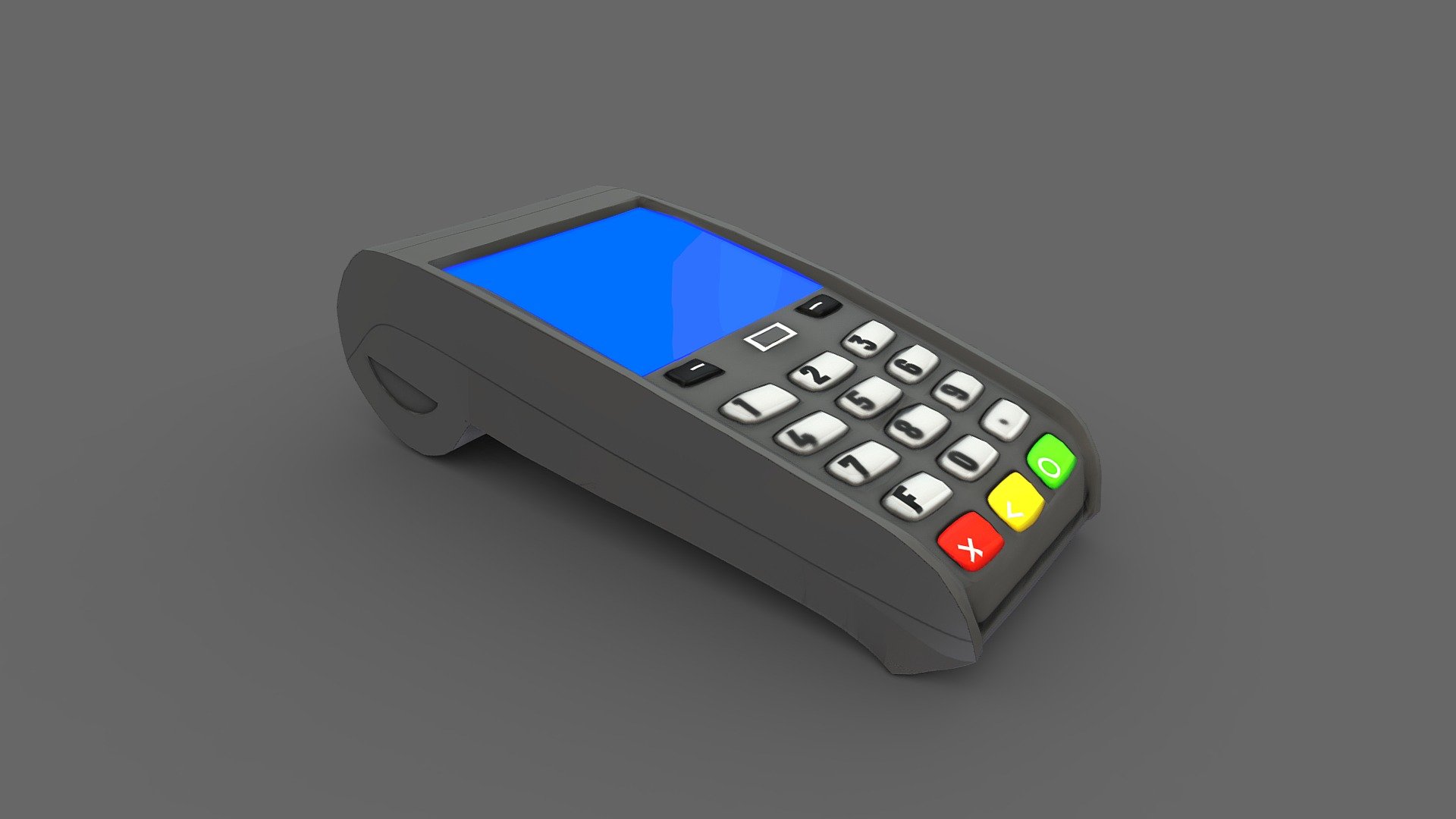 Low Poly Handheld Wireless POS Machine - Buy Royalty Free 3D model by ...