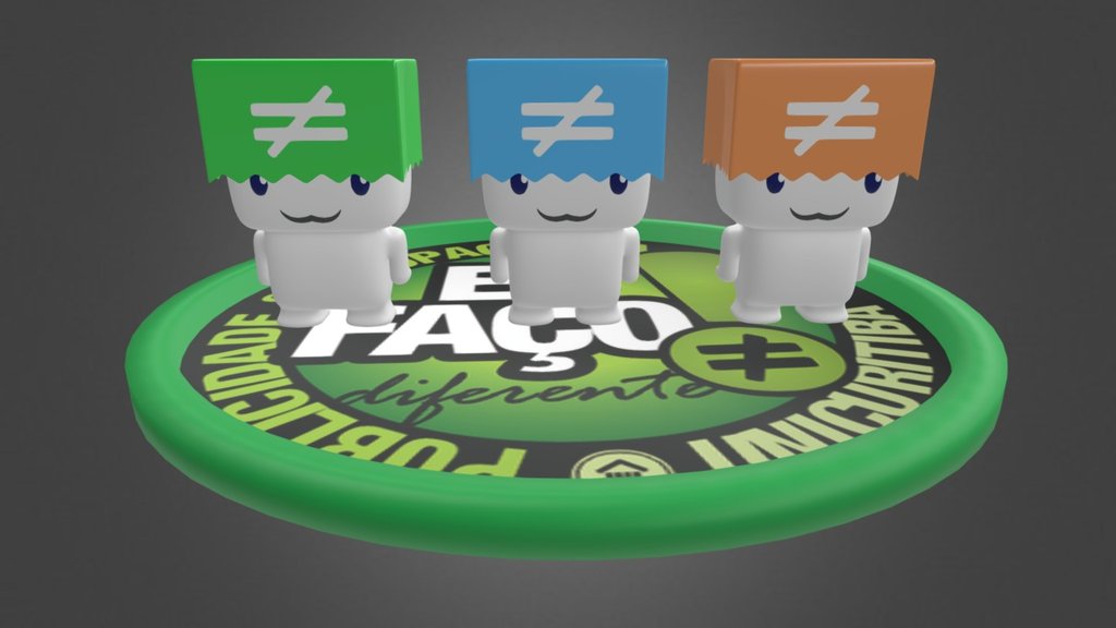 Mascots PP - 3D model by BBraz [61f1632] - Sketchfab