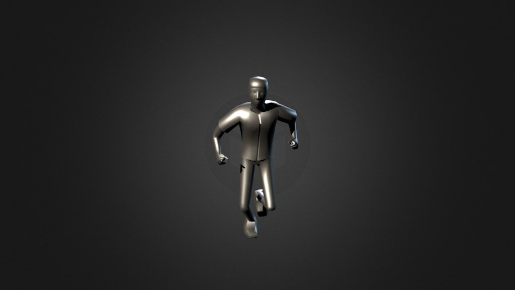 Character (No texture) + RUN - 3D model by RaulH [61f16ba] - Sketchfab