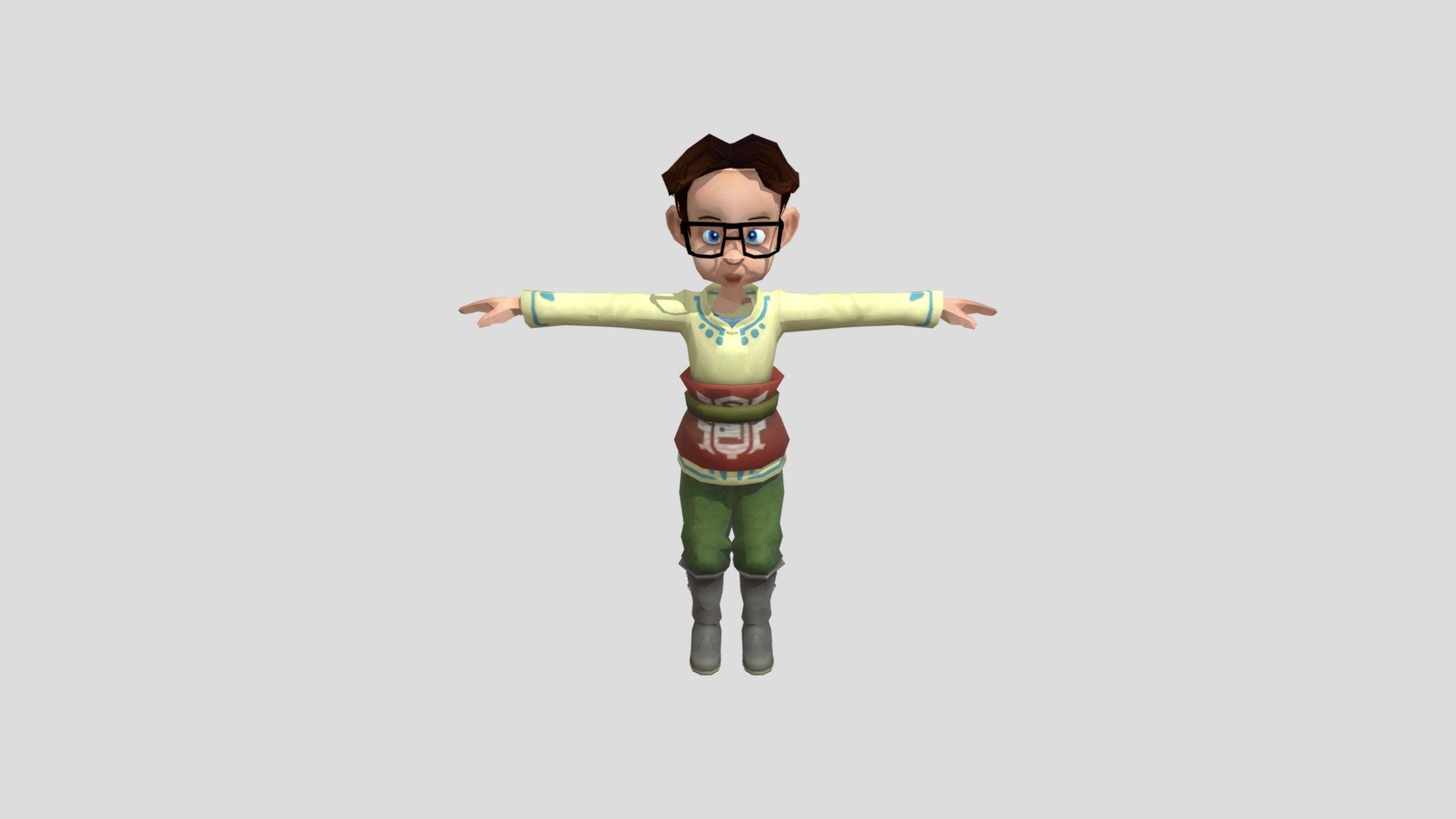 Lucas Nickle In A Skyloft Outfit - Download Free 3D model by ...