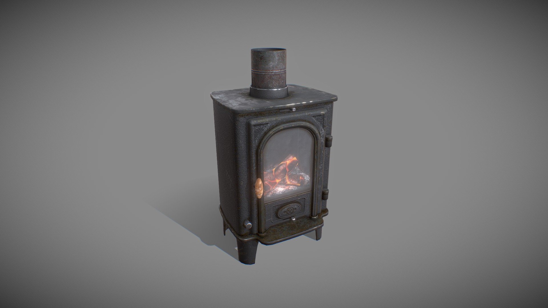 Log_burner - Buy Royalty Free 3D model by Salex [61f41bb] - Sketchfab Store