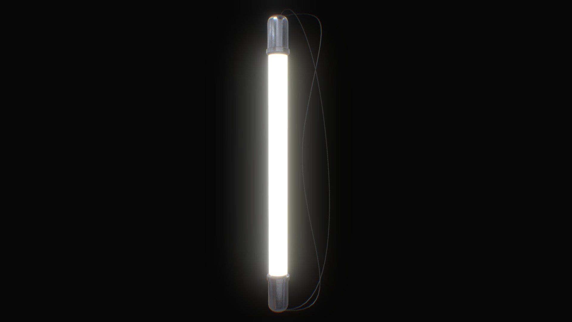 Fluorescent light - Download Free 3D model by Alex R. Martinez ...