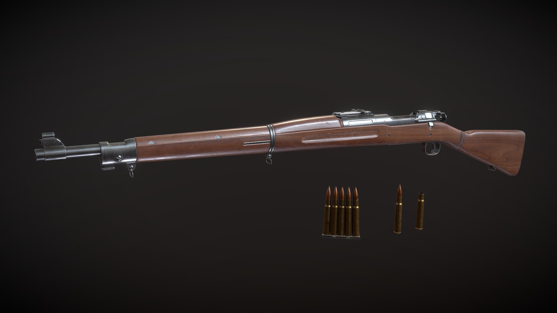 M1903 Gameready - 3D model by drbanana [61f463c] - Sketchfab