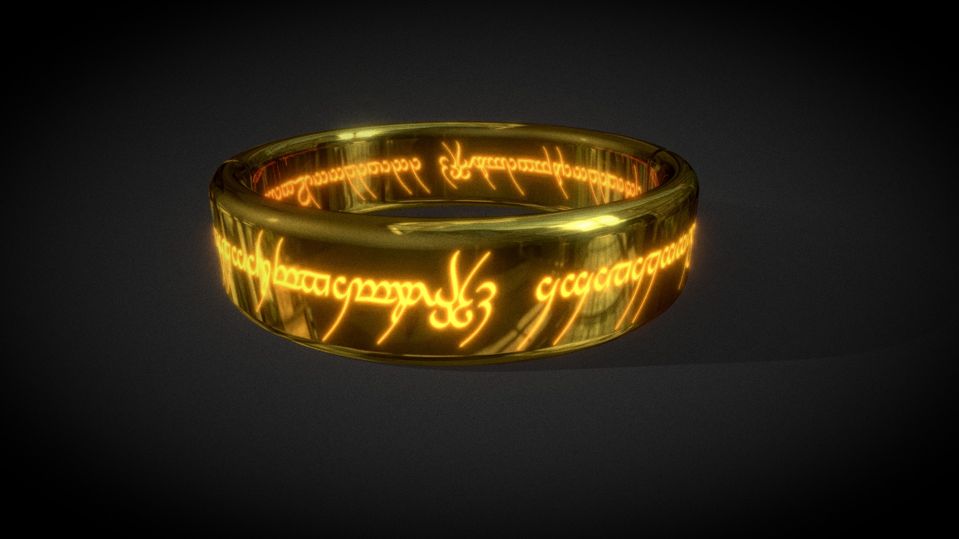 The One Ring - 3D model by Rodolfo Siccardi (@rudy94) [61f53cf] - Sketchfab