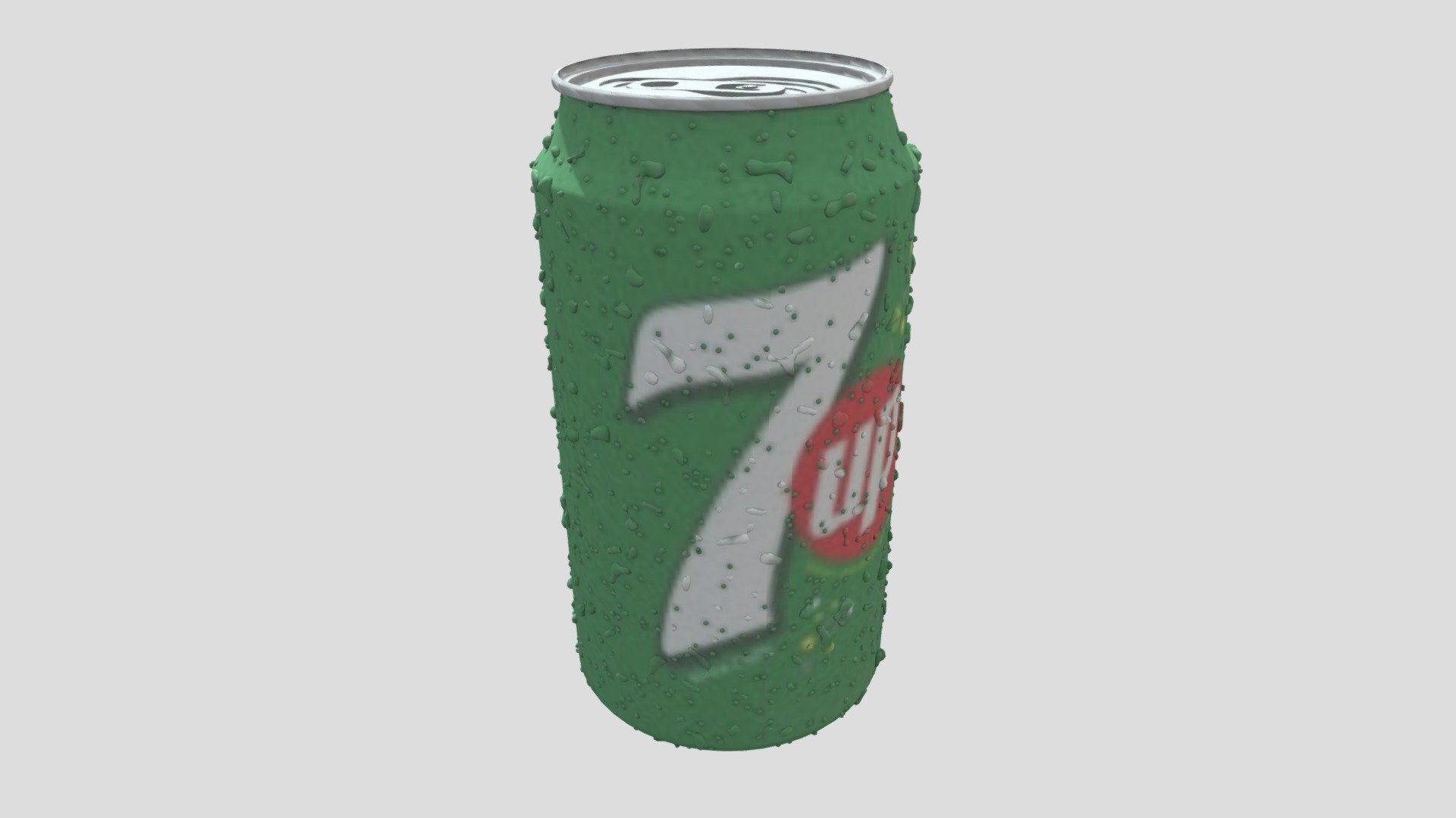 7up with waterdrops - Download Free 3D model by xavtec [61f557b ...