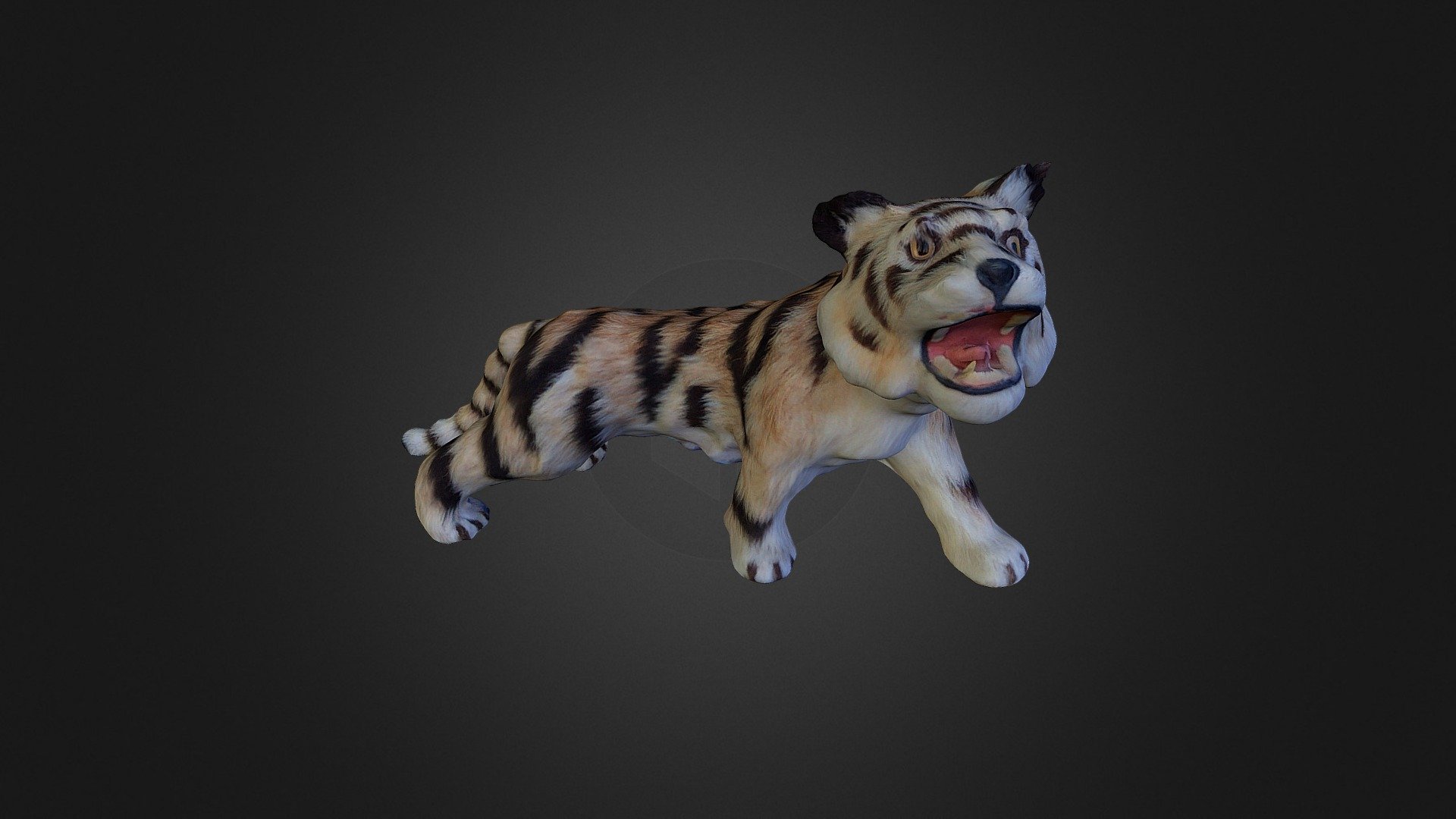 Soft tiger scan - 3D model by jc [61f572c] - Sketchfab