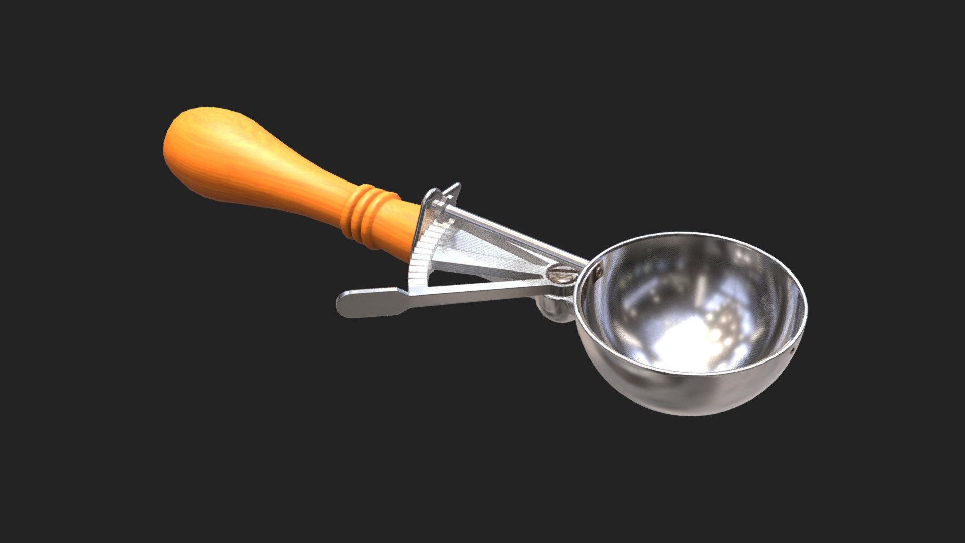 Ice Cream Scoop 001 - 3D model by AndSu (@AndSu3D) [61f64b6] - Sketchfab