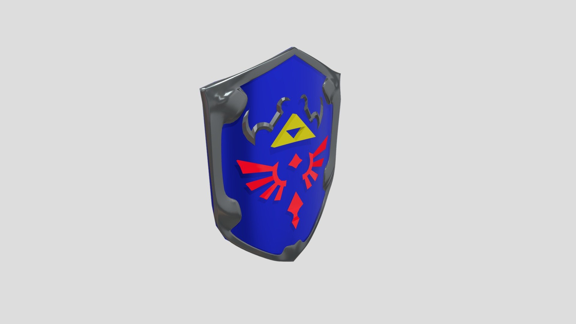 SHIELD LINK (ZELDA) - 3D model by Davizinnn [61f691f] - Sketchfab